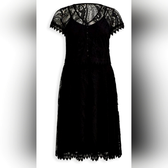 torrid | Dresses | Torrid 2 2 Piece Black Lace Midi Dress | Poshmark